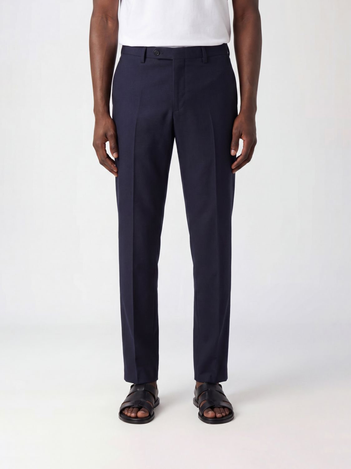 INCOTEX Incotex Slim Fit Tailored Trousers in Pure Virgin Wool